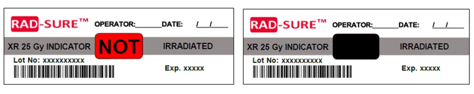 Rad-Sure Blood Irradiation Indicators Ashland PEO