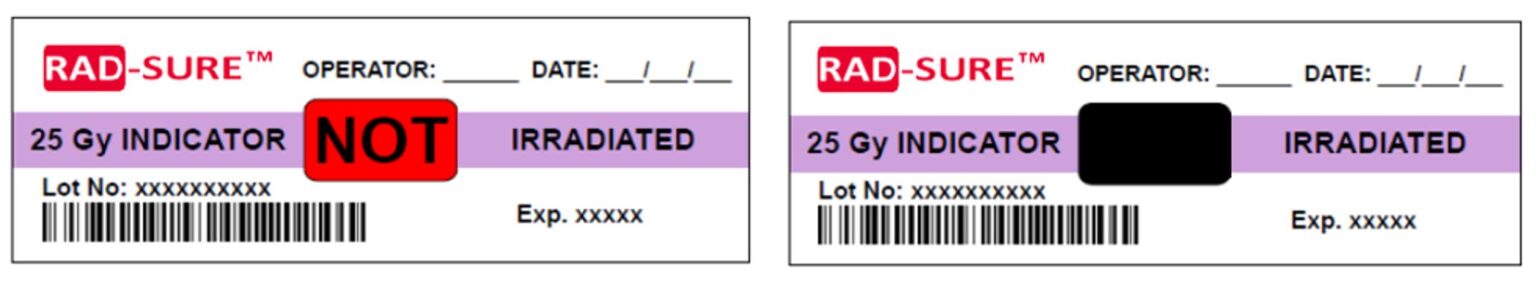 Rad-Sure Blood Irradiation Indicators Ashland PEO